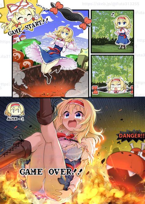 Alice Margatroid Yakumo Yukari And Blargg Touhou And 1 More Drawn