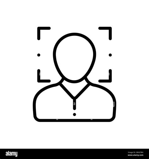 Face Recognition Icon Stock Vector Image And Art Alamy