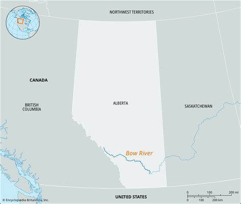Bow River Canada Map History And Facts Britannica
