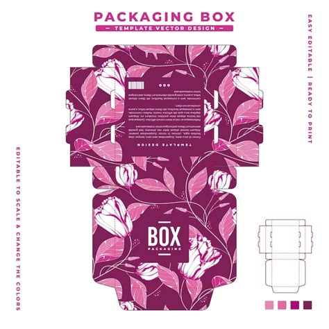 Premium Vector Branding Box Packaging Template Design 52