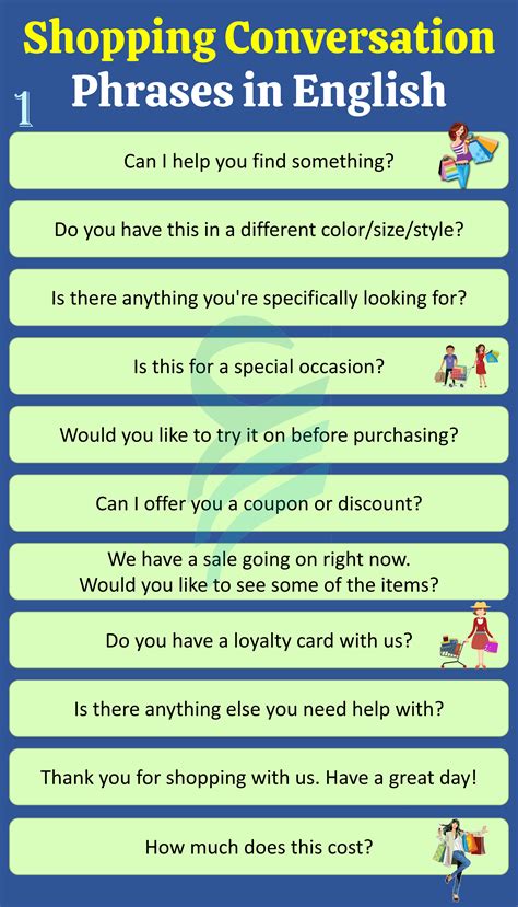 English Useful Phrases In Shopping Shopping Phrases In English Do You