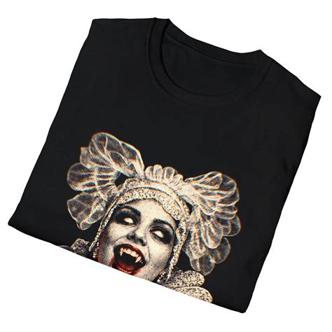 Dracula Vampire T Shirt Gothic Horror Graphic Tee Victorian Kiss