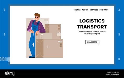 Logistics Transport Vector Stock Vector Image And Art Alamy