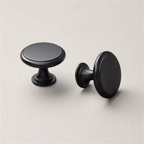 Classic Cabinet Knobs Matte Black Set Of 2 Hearth And Hand™ With