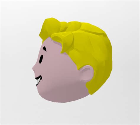 Stl File Fallout Vault Boy Head Keychain 👦・3d Printable Design To