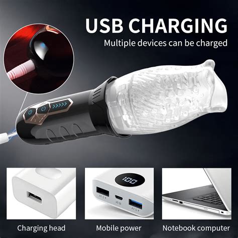 Automatic Rotating Vibrating Male Masturbator Penis Massage Vibrator R