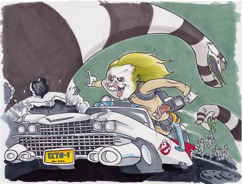 Beetlejuice And Ghostbusters By Hartpad On Deviantart