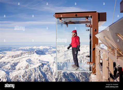 Step Into The Void France Aiguille Du Midi Glass Skywalk Step Into