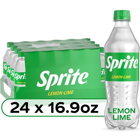 Sprite Lemon Lime Caffeine Free Soda Beverage 16 9 Fl Oz 24 Pack