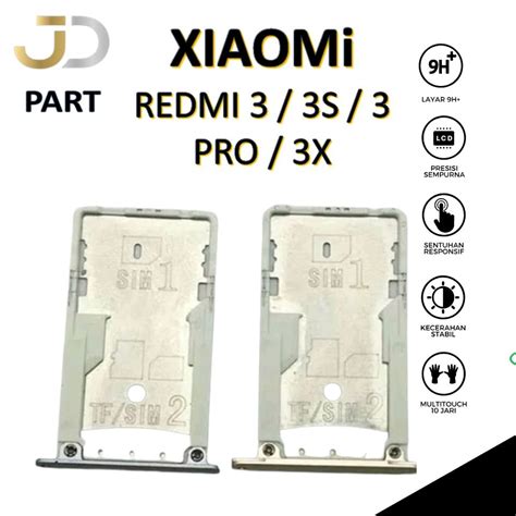 Jual Simtray Simlock Sim Holder Slot Sim Xiaomi Redmi S X Pro Tempat Kartu Simcard