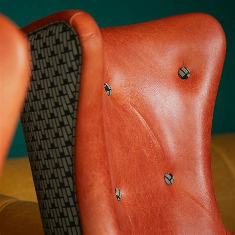Crest Leather Fabric Houses The Chair People