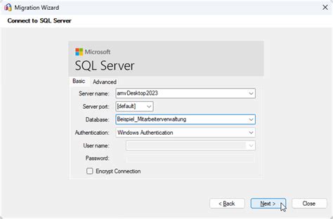 Access Und Sql Server Der Migrations Wizard Access Im Unternehmen