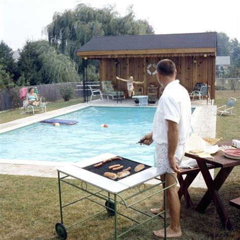 Swimming Season Vintage Poolside Photos From 1960 Time
