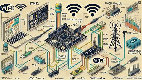 Stm32收集dht11温湿度传感器数据并将数据通过wifi发送到tcp服务器stm32wifi采集传感器数据 Csdn博客