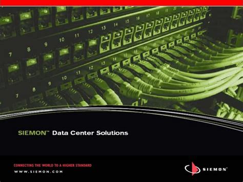 Data Center Cabling Building The Core Of High Performance Connectivity Pdf