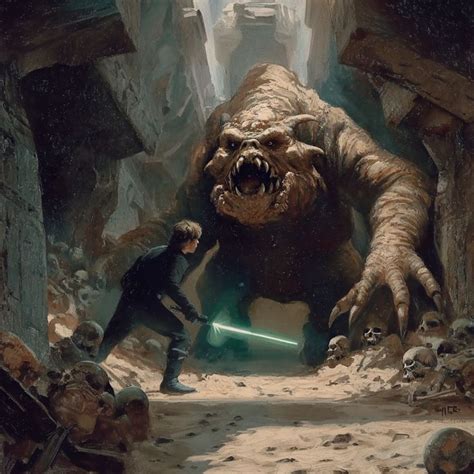 Star Wars Concept Art Force Unleashed The Force Unleashed Rancor