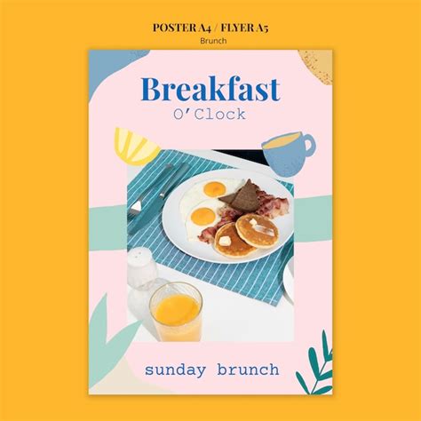 Sunday Brunch Design Images Free Download On Freepik