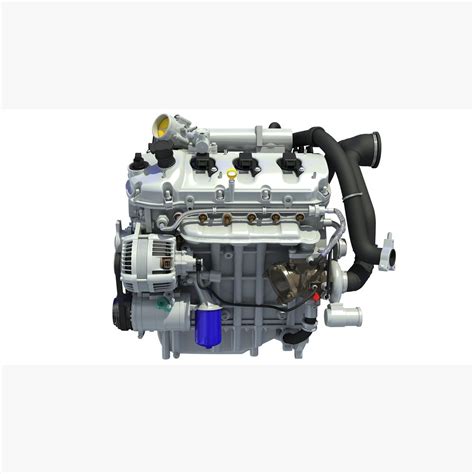 Turbocharged Direct Injection Gasoline Engine 3d模型 下载 汽车发动机 On