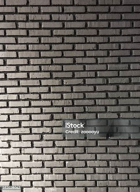 Dinding Bata Putih Dan Hitam Foto Stok Unduh Gambar Sekarang