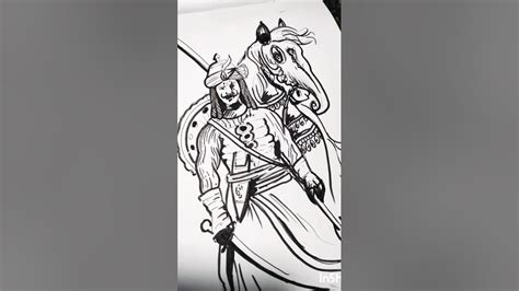 Maharana Partap Drawing 🥰🎊drawing Shortsfeed Art Ranaprathap 🎉🔥🔥