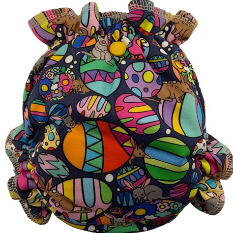 Colourful Bilbies Small Sandman Shp Modern Cloth Nappies