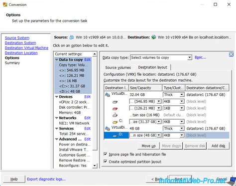 Slice The Virtual Hard Disk Of A Vmware Esxi 67 Virtual Machine Using Vmware Vcenter Converter