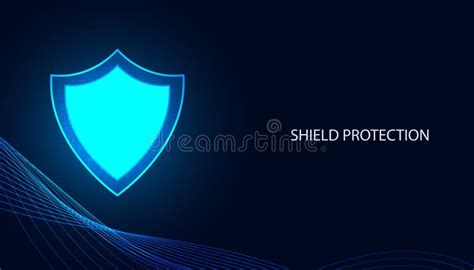 Abstract Background Digital Concept Cybersecurity Shield Anti Virus Malware Spy Protection Cyber