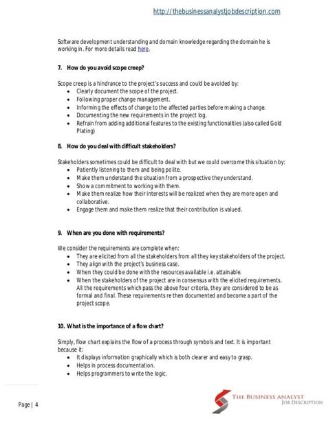 Business Analyst Interview Questions And Answers Artofit