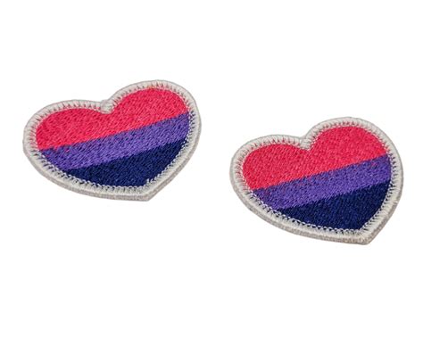 Bisexual Pride Heart Patch The Craftinista