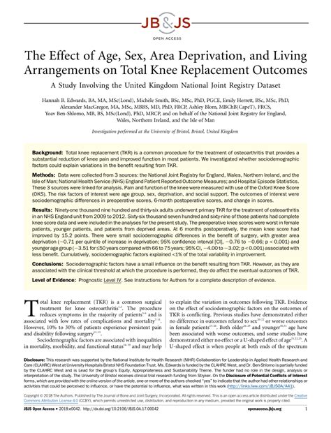 Pdf The Effect Of Age Sex Area Deprivation And Living Arrangements