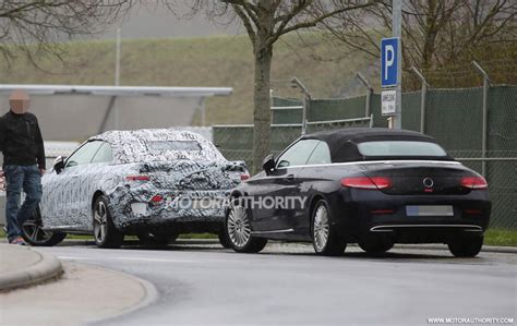 2018 Mercedes Benz E Class Cabriolet Spy Shots