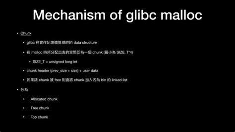 Linux Binary Exploitation Heap Exploitation Ppt