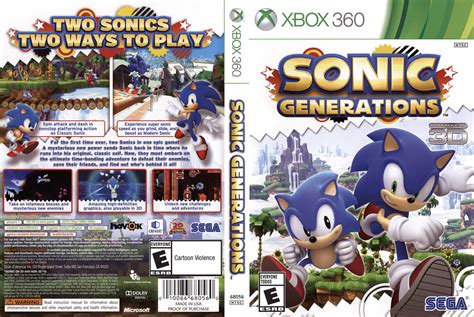 Sonic Generations Xbox 360 Cover New Esrb Logo By Piestudios1 On