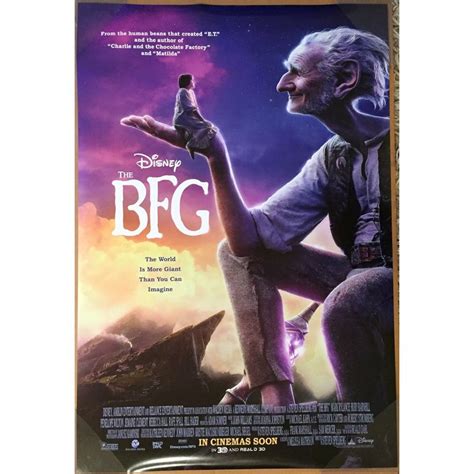 The Bfg Movie Poster 2 Sided Original Intl Final 27x40 Steven Spielberg