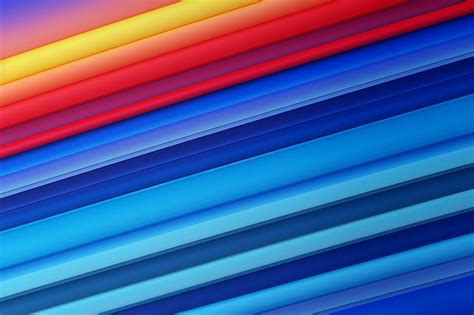 Abstract Colorful Lines Background Soft Pastel Rainbow Pattern Dark Blue Background Premium Ai