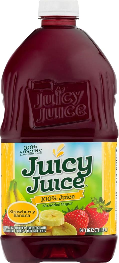 Juicy Juice Juice Strawberry Banana 64 Fl Oz Grocery