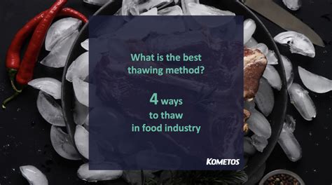 Efficient Food Thawing Process Keeps The Flavours While Minimizing Losses Kometos