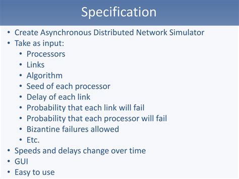 simulator of an asynchronous distributed system ppt download