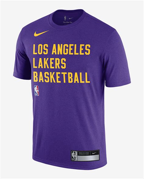 Los Angeles Lakers Mens Nike Dri Fit Nba Practice T Shirt Nike Nz