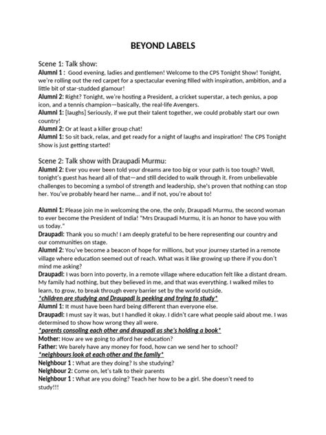 Beyond Labels 1 Pdf Serena Williams