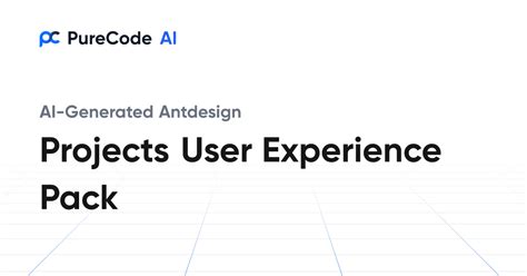 Build Great Antdesign Projects User Experience Pack Components Faster Using Ai Tools