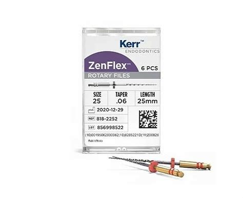 Zenflex Niti Rotary Shaping Files Different Variations Pack Of 6 Kerr