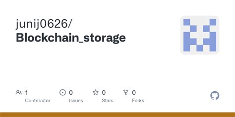 Github Junij0626 Blockchain Storage