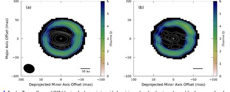 Figure 3 From Substructures In The Keplerian Disc Around The O Type Proto Star G 17 64 0