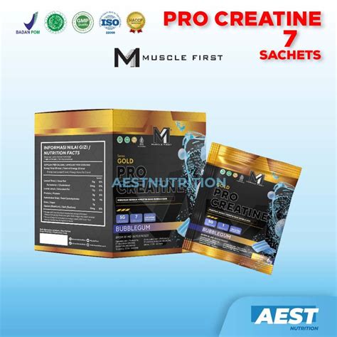 Jual Muscle First M1 Pro Creatine Monohydrate Box Isi 7 Sachet Shopee