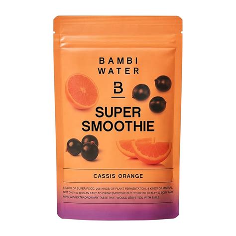 Get Bambi Water Super Smoothie Cassis Orange 200g Delivered Weee Asian Market