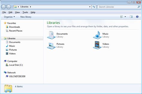 Windows 7 Desktop Not Showing In Navigation Pane Super User