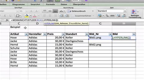 Excel Automatisierte Hyperlinks In Excel Youtube