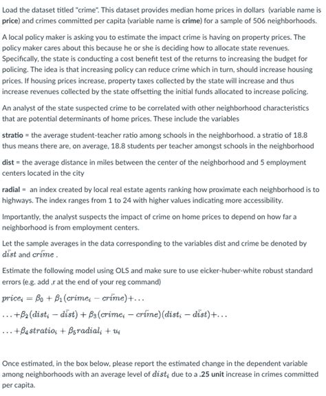 Load The Dataset Titled Crime This Dataset