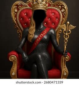 73 Thousand Black Queen Sitting On Throne Royalty Free Images Stock